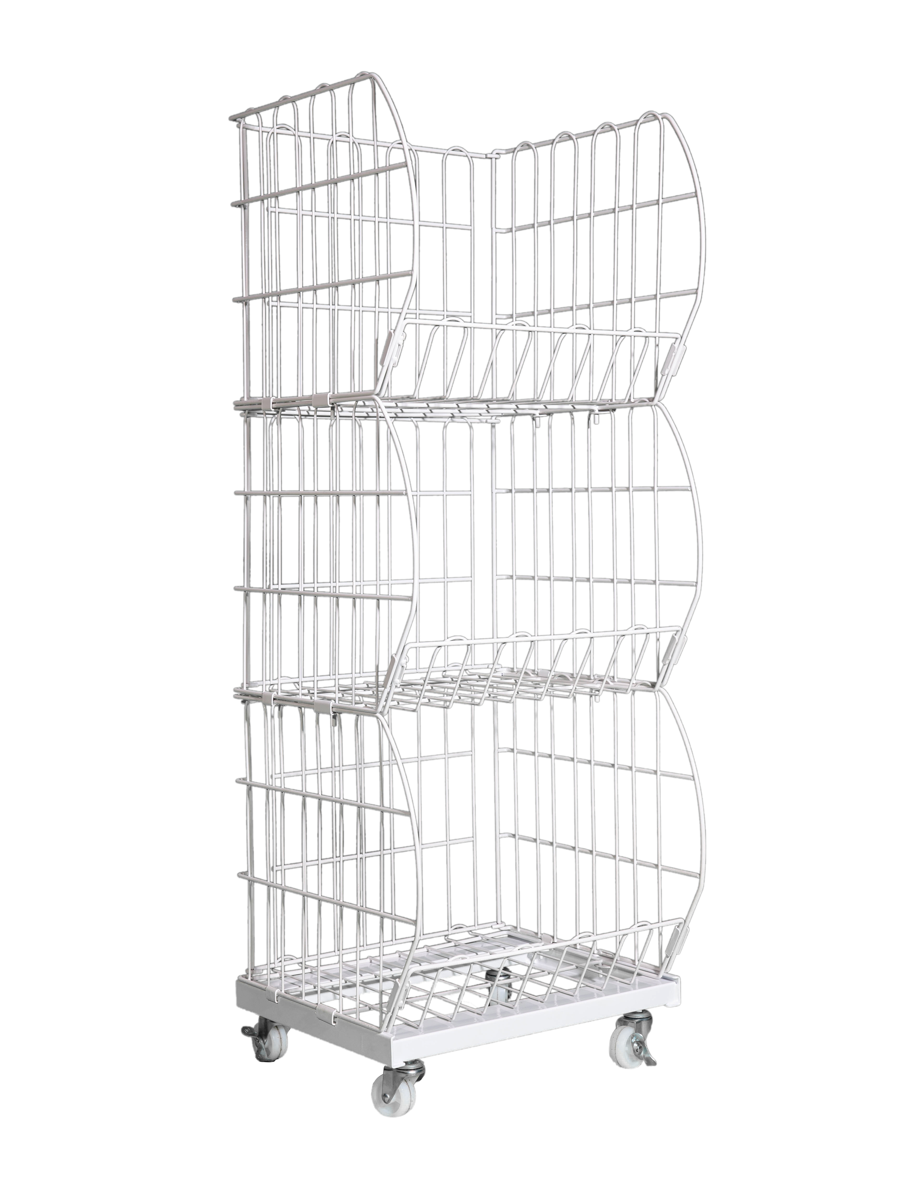 3-Tier Retail Basket Display Stand ODM Manufacturer – Formost Plastics ...