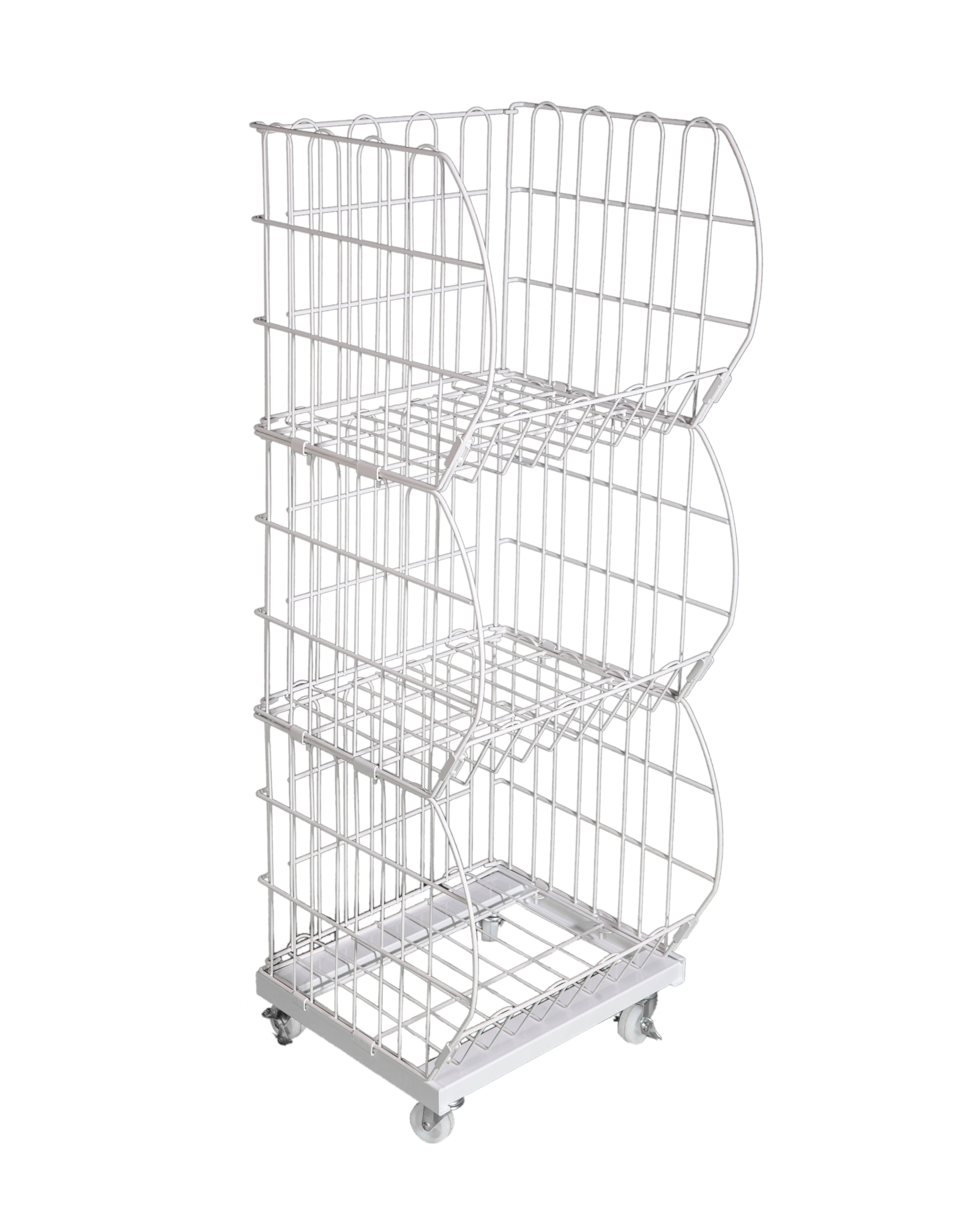 3-Tier Retail Basket Display Stand ODM Manufacturer – Formost Plastics ...